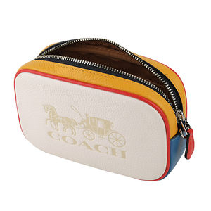 Coach | Bags | Coach Color Block Horse And Carriage Shoulder Bag White ...